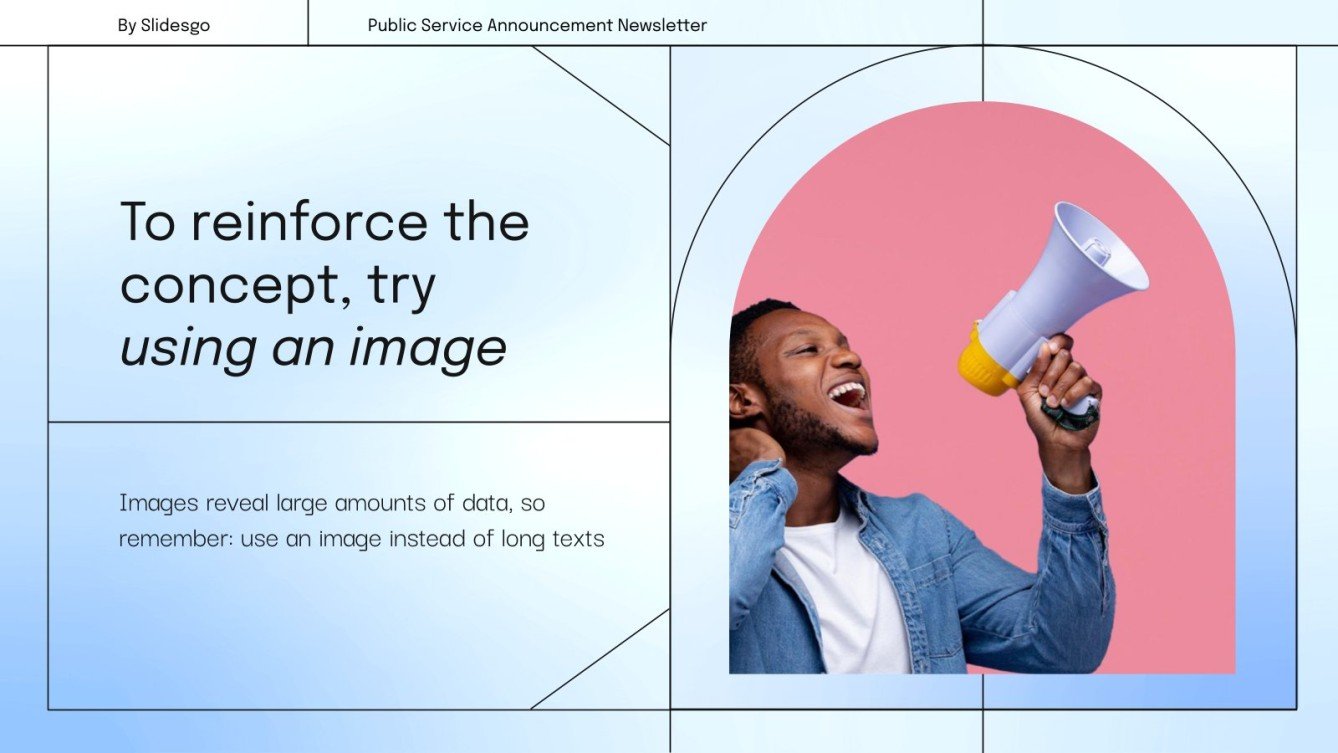 Public Service Announcement Newsletter | Google Slides