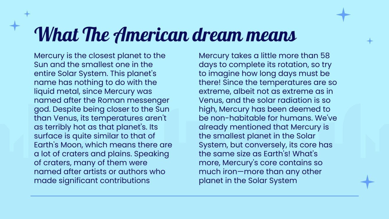 The American Dream | Google Slides & PowerPoint