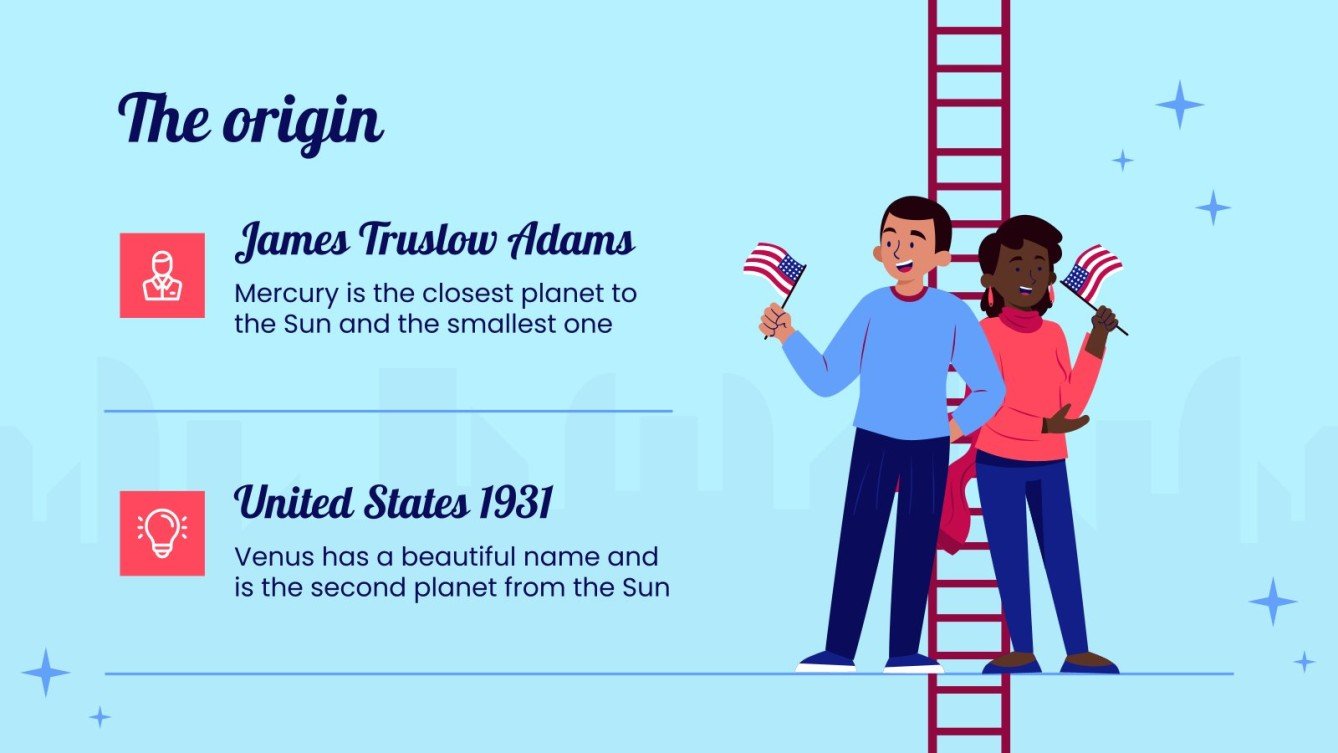 The American Dream | Google Slides & PowerPoint