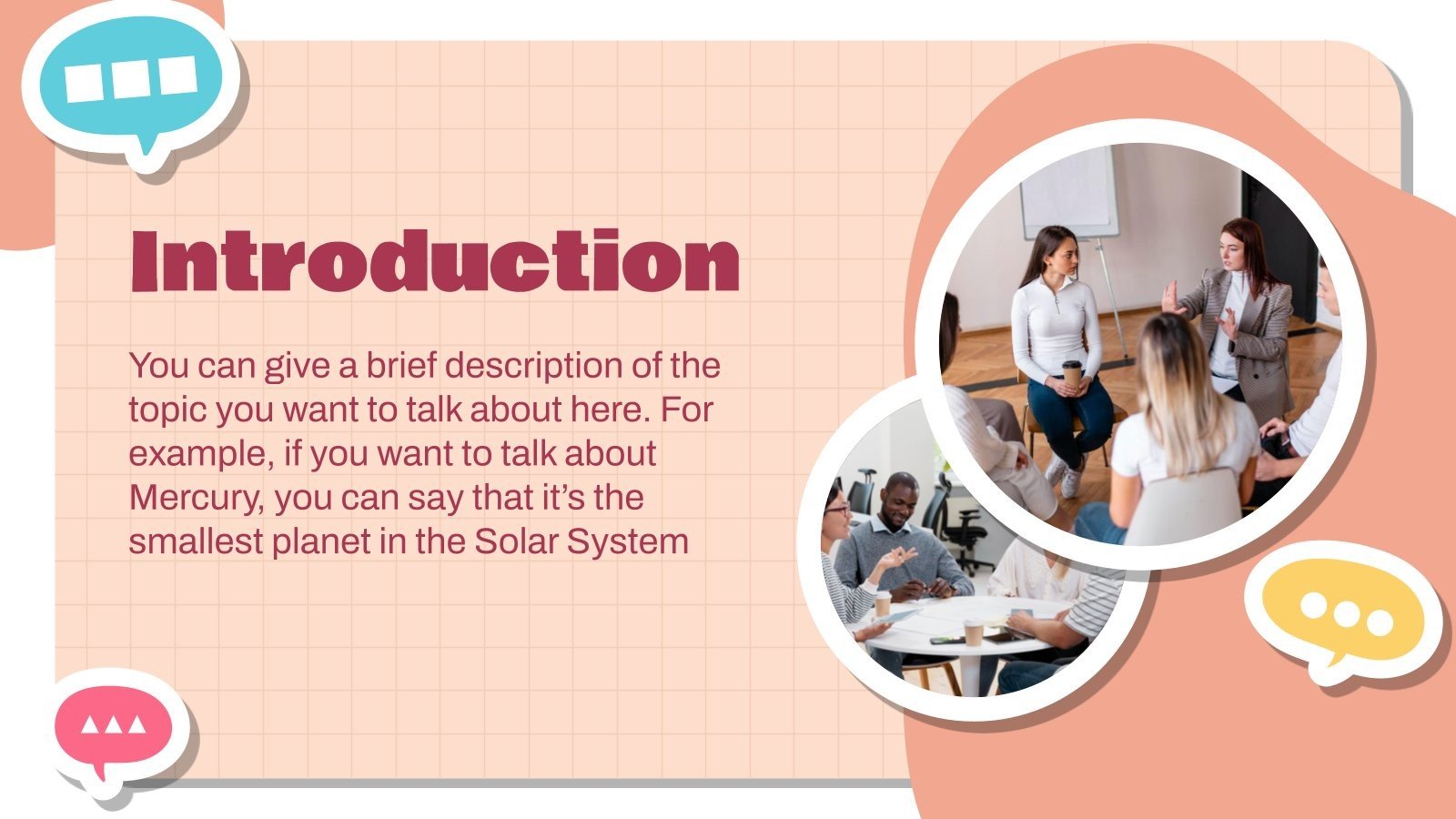 Manage a Discussion Workshop | Google Slides & PPT