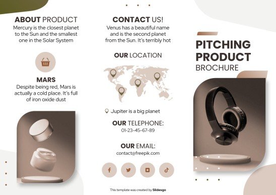 Pitching Product Brochure | Google Slides & PowerPoint