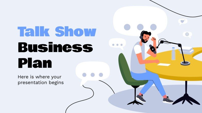 Talk Show Business Plan | Google Slides & PPT