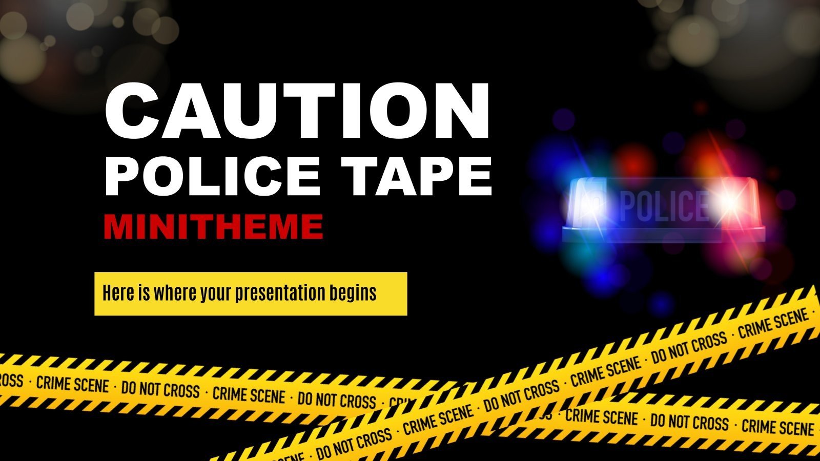 Free Google Slides and PowerPoint Templates on Police