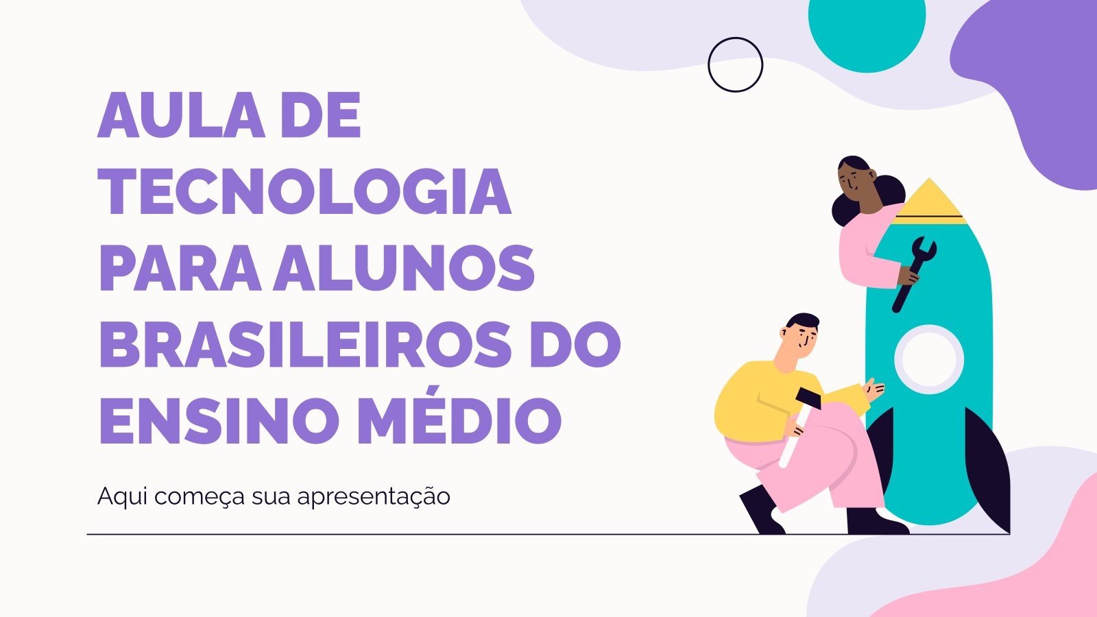 Technology Subject Lesson for Brazilian High School Students