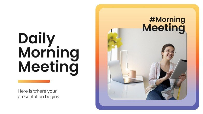 Daily Morning Meeting | Google Slides & PowerPoint