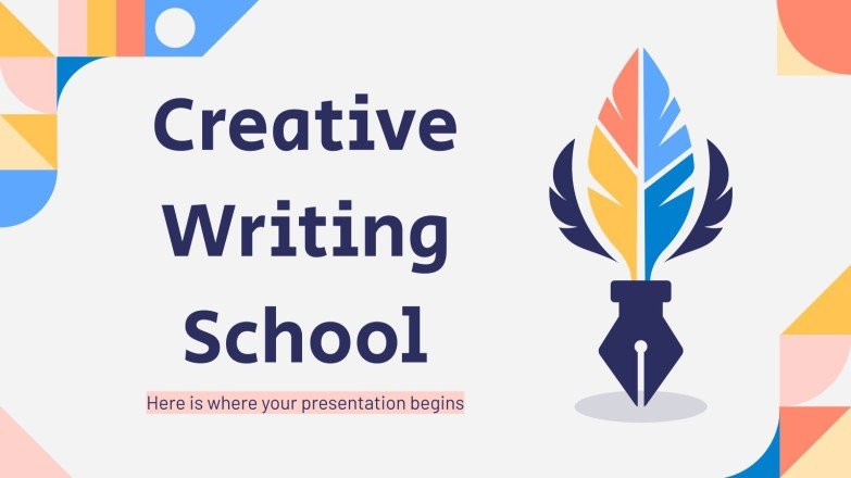 Creative Writing School | Google Slides & PowerPoint