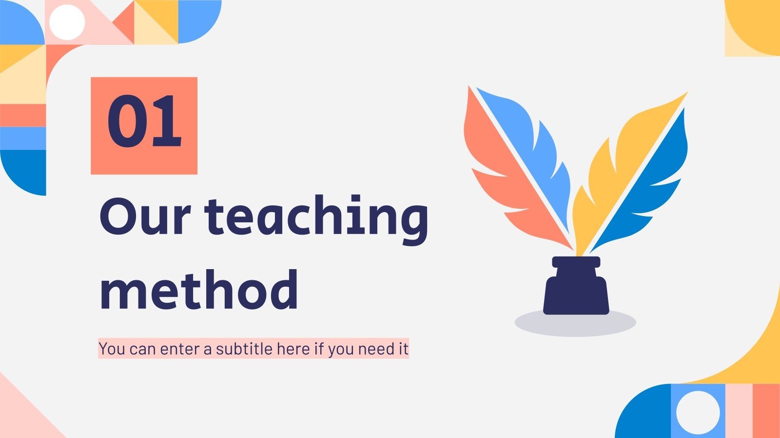 Creative Writing School | Google Slides & PowerPoint