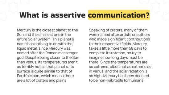 Assertive Communication for High School | Google Slides