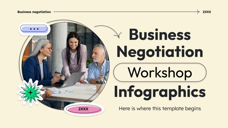 Infographies pour atelier des négotiations | Google Slides