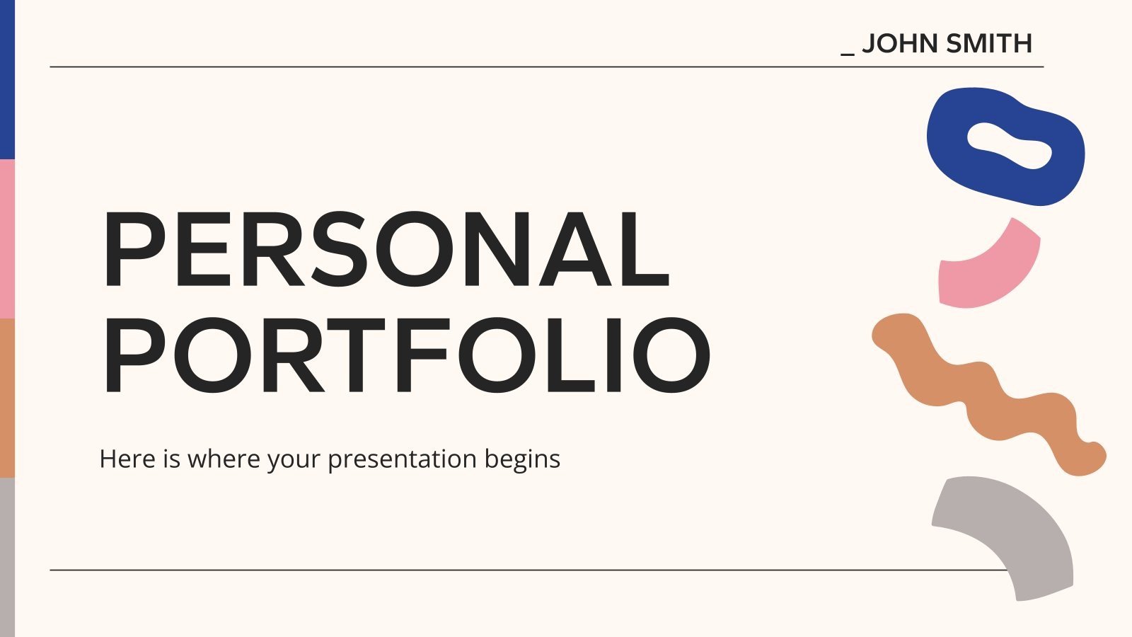 Personal Portfolio | Google Slides & PowerPoint