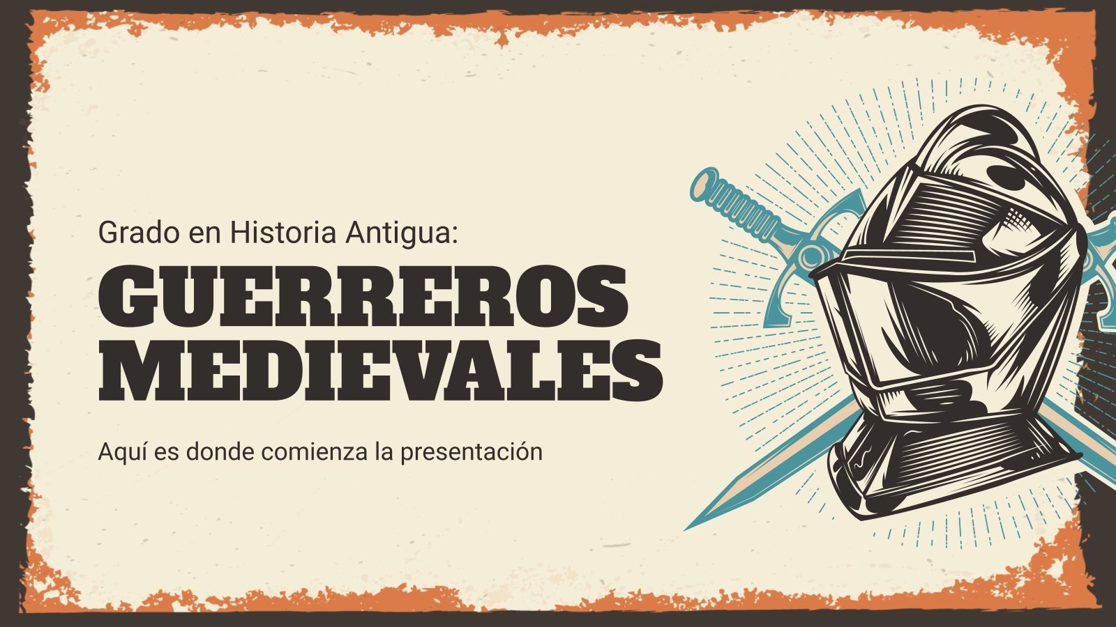 Plantillas de temática medieval para Google Slides y PowerPoint