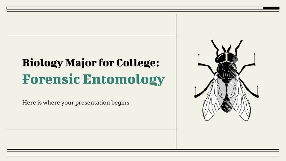 Grado en biología: entomología | Google Slides y PowerPoint