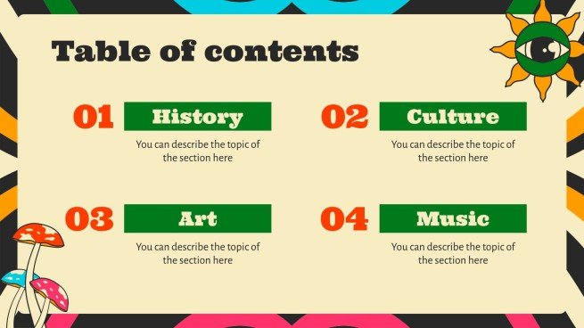 Hippie Movement | Google Slides & PowerPoint