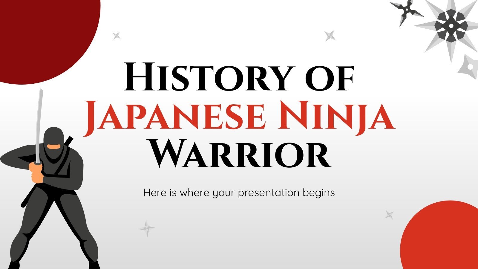 History of Japanese Ninja Warrior | Google Slides & PPT