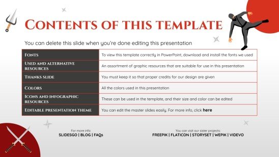 História do guerreiro ninja japonês | Google Slides e PPT