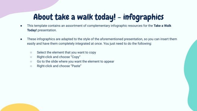 Take a Walk Today! Infographics | Google Slides & PowerPoint