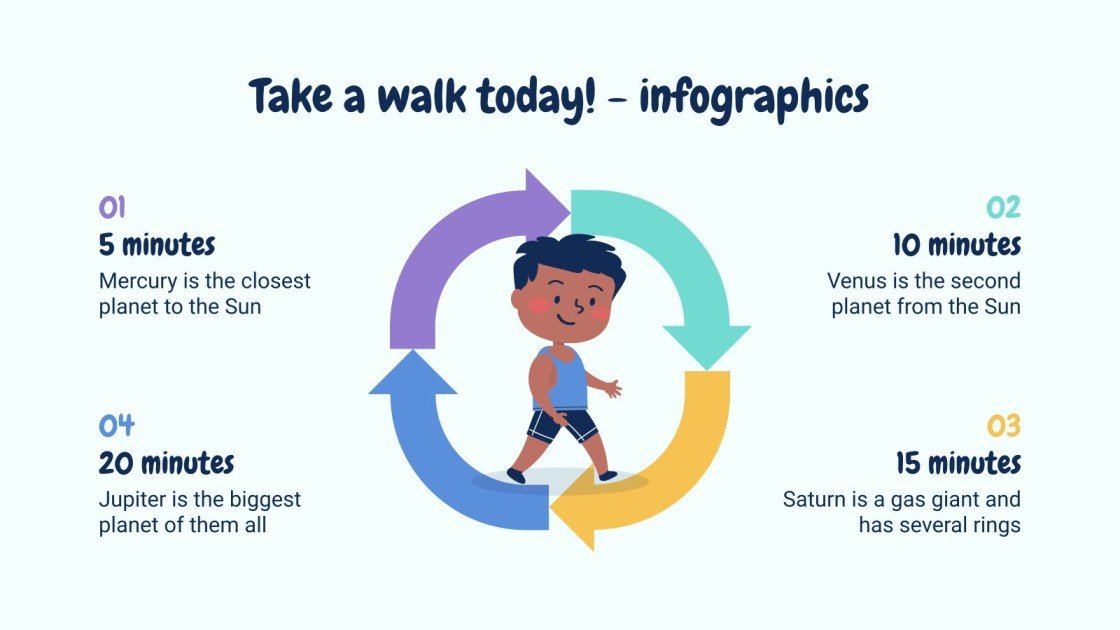 Take a Walk Today! Infographics | Google Slides & PowerPoint