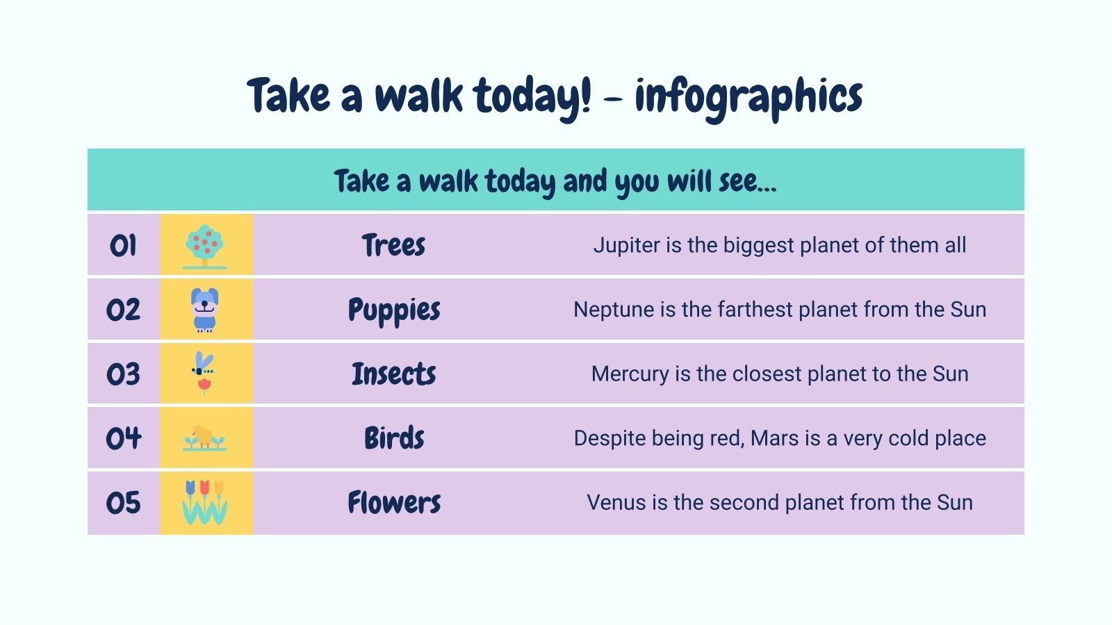 Take a Walk Today! Infographics | Google Slides & PowerPoint