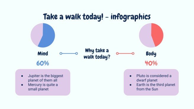 Take a Walk Today! Infographics | Google Slides & PowerPoint