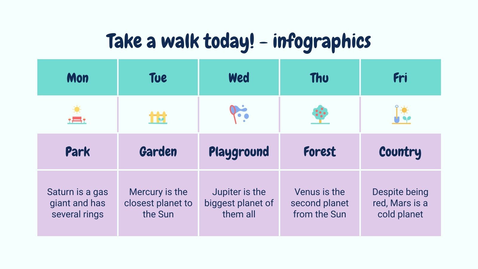 Take a Walk Today! Infographics | Google Slides & PowerPoint