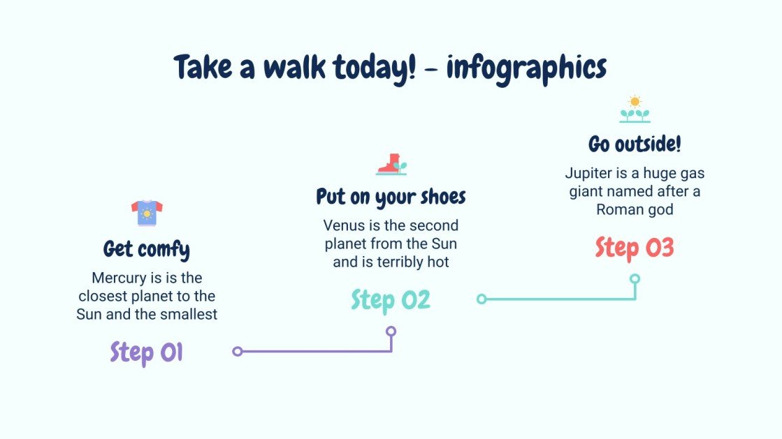 Take a Walk Today! Infographics | Google Slides & PowerPoint