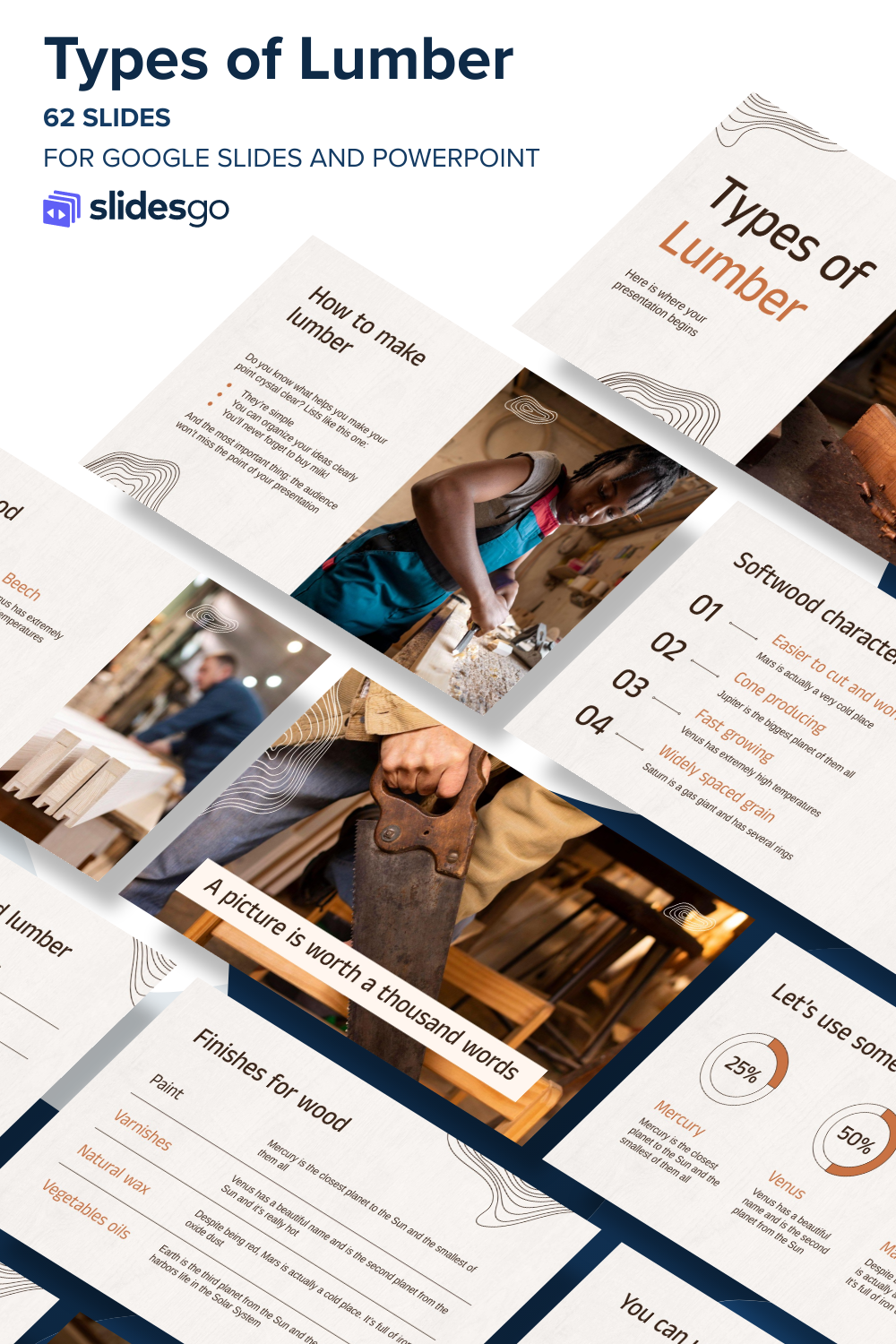 Types of Lumber | Google Slides & PowerPoint