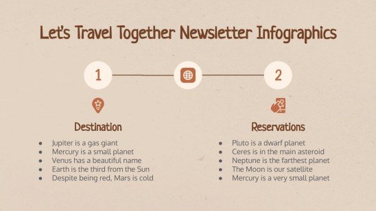 Let's Travel Together Newsletter Infographics