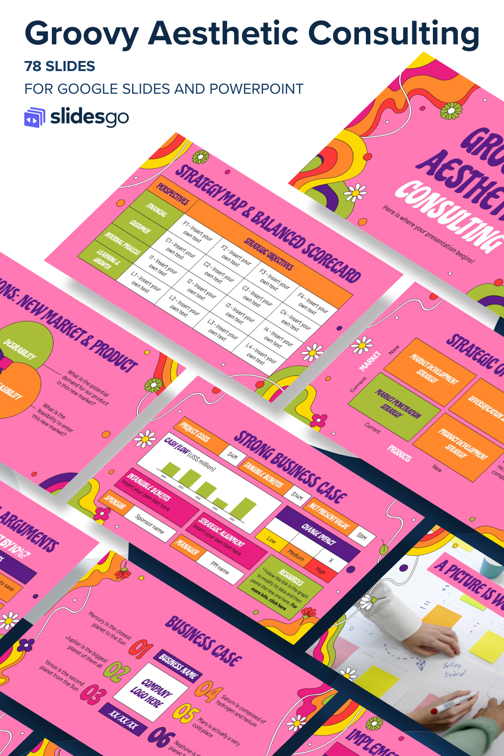 Groovy Aesthetic Consulting | Google Slides & PowerPoint