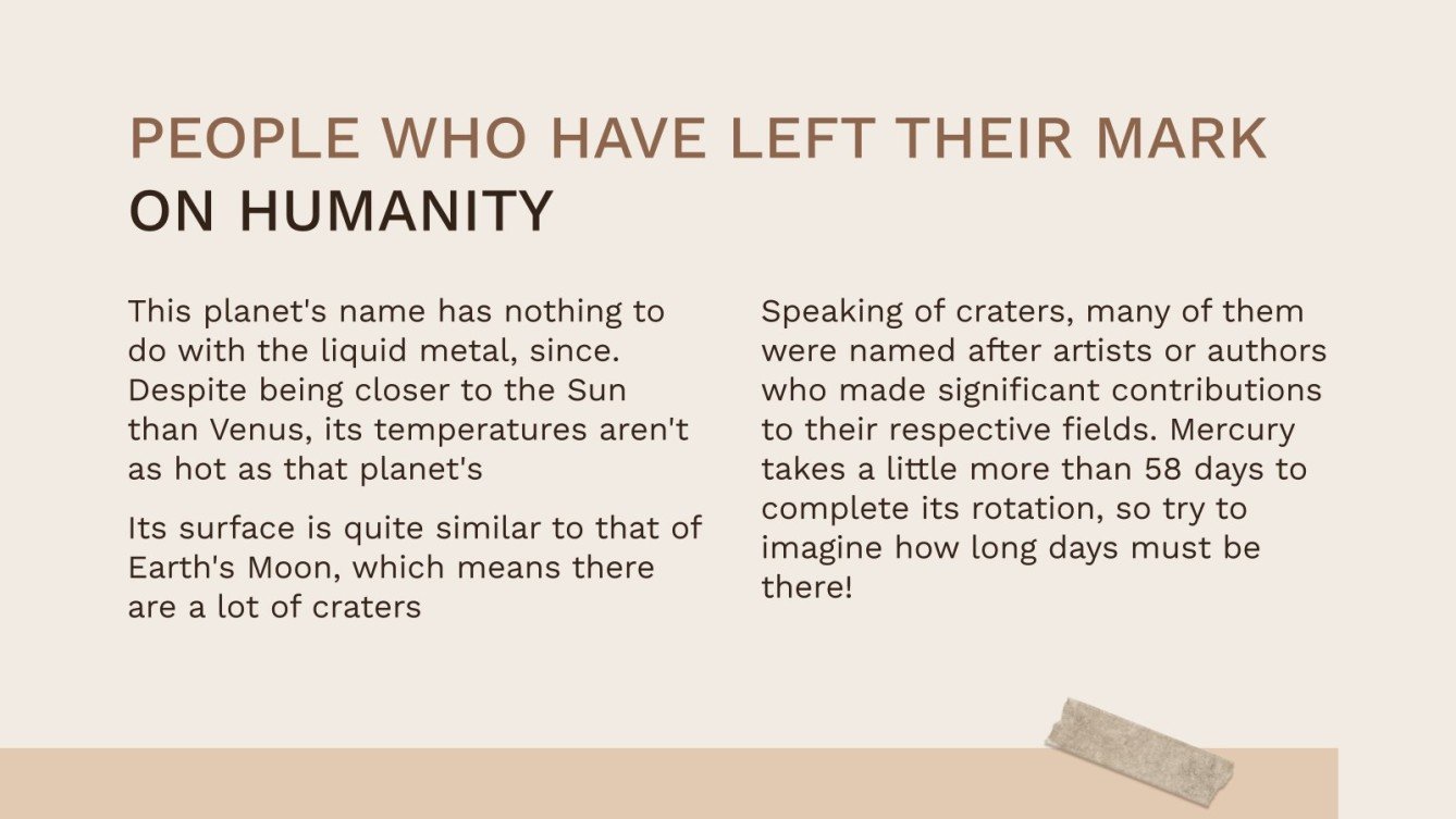 Famous Person Biography Theme for College | Google Slides