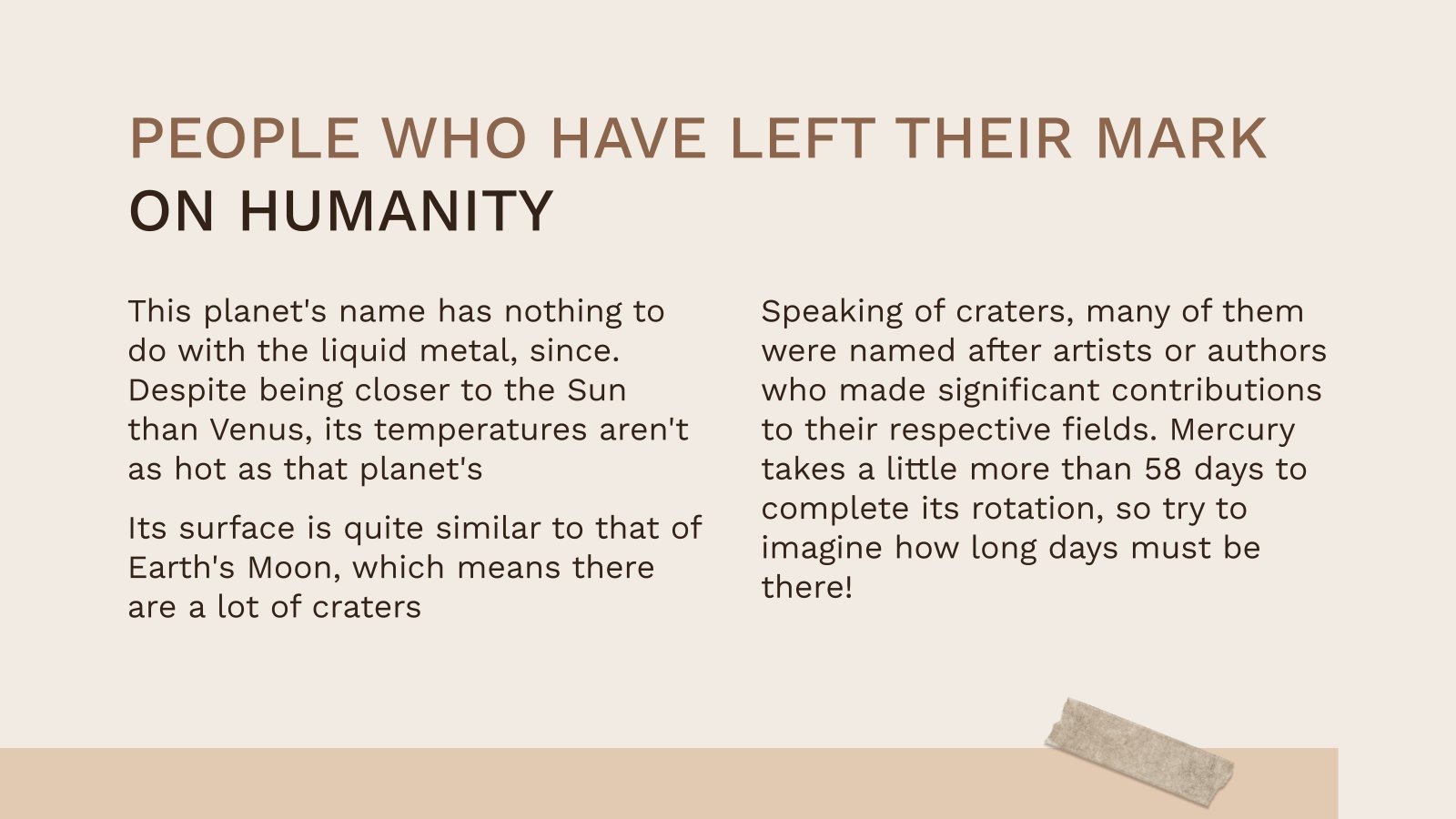 Famous Person Biography Theme for College | Google Slides