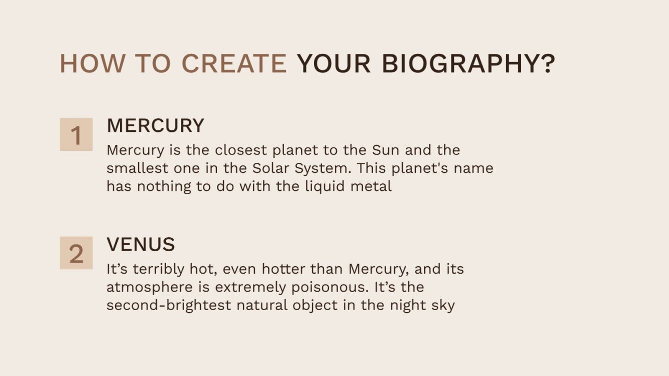 Famous Person Biography Theme for College | Google Slides