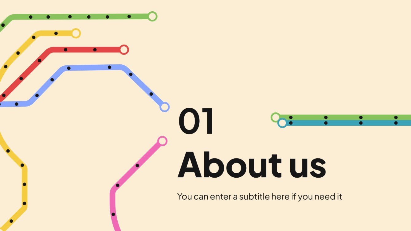 Subway Line Background Agency | Google Slides & PPT