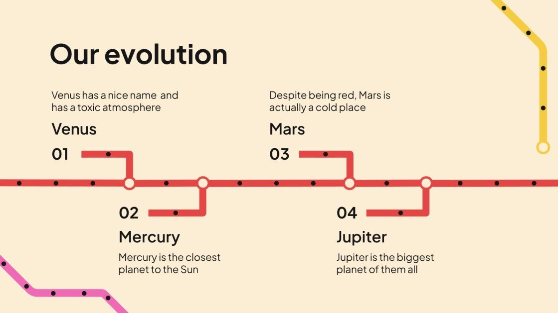 Subway Line Background Agency | Google Slides & PPT