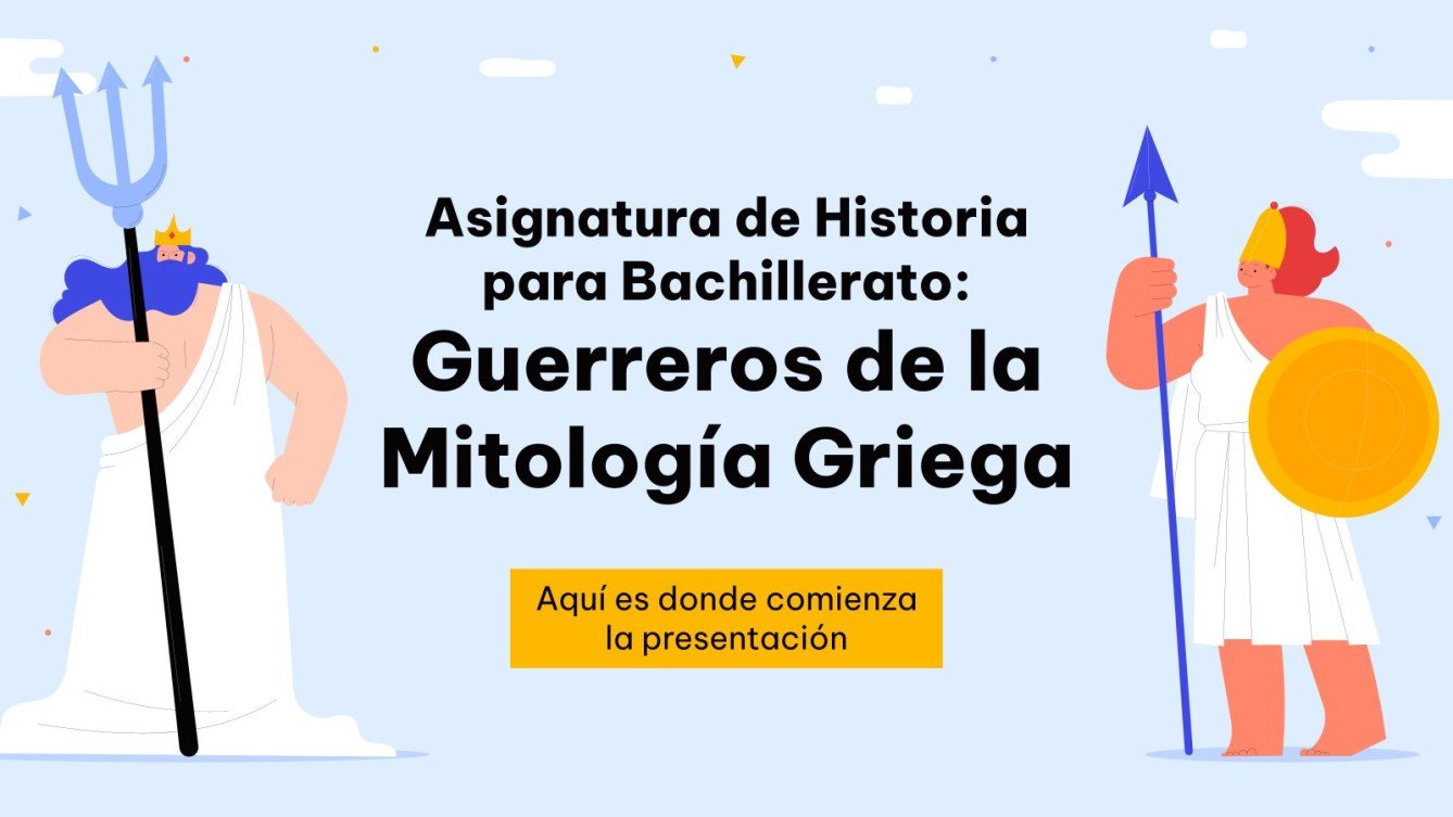 Free Greek-themed Google Slides and PowerPoint templates