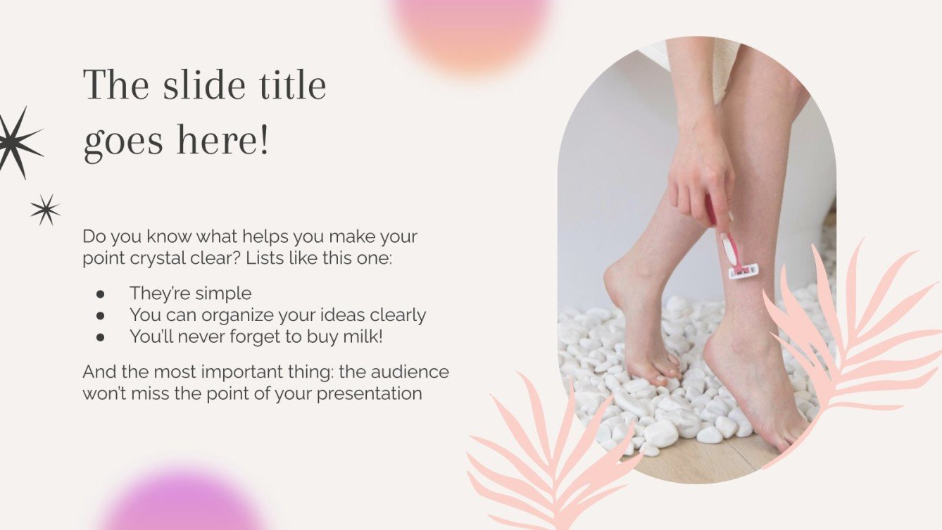 Body Care Daily Routine | Google Slides & PowerPoint