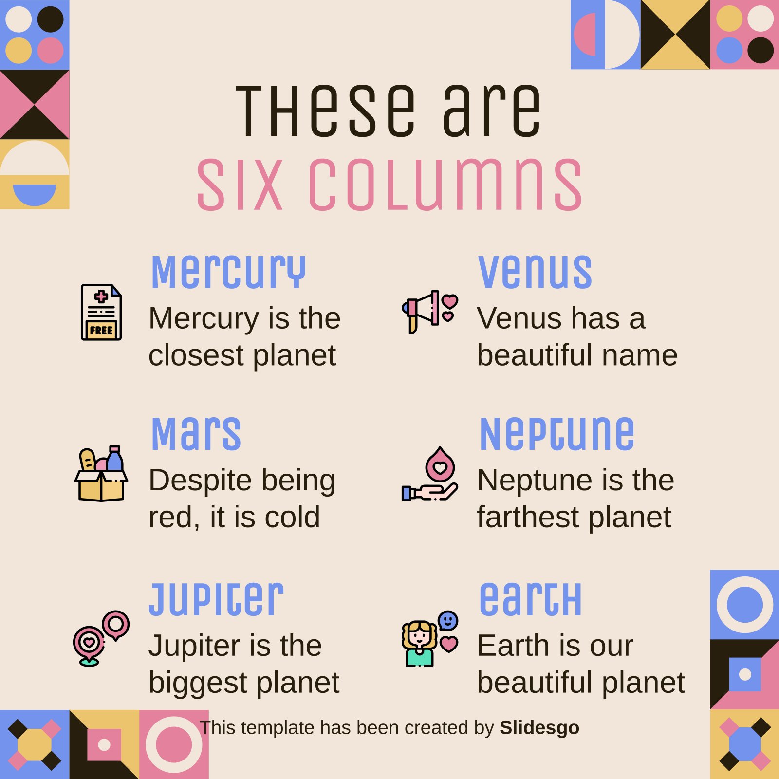 Kindness Is Key! Square IG Posts | Google Slides & PPT