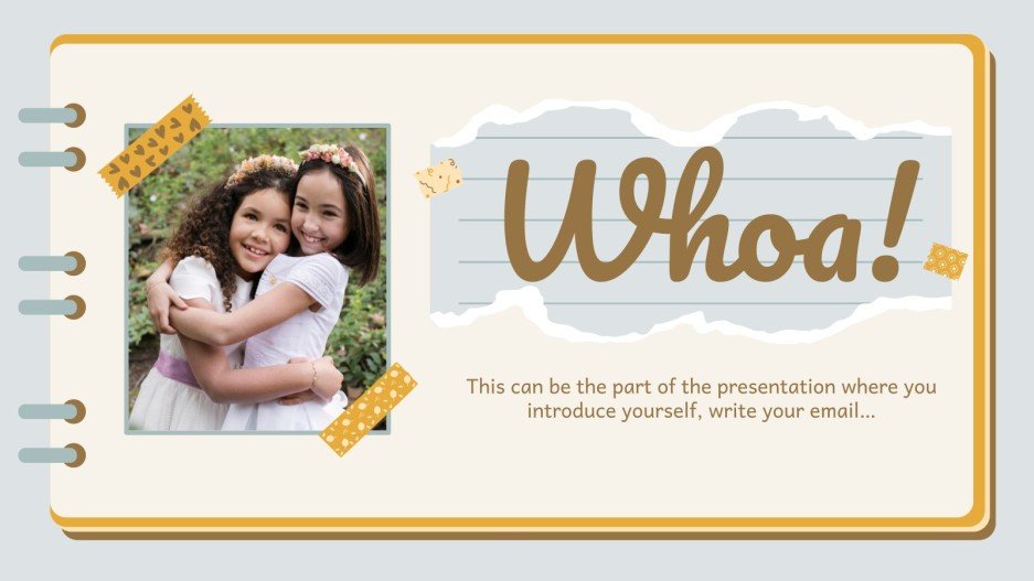 My First Communion Memory Book | Google Slides & PPT
