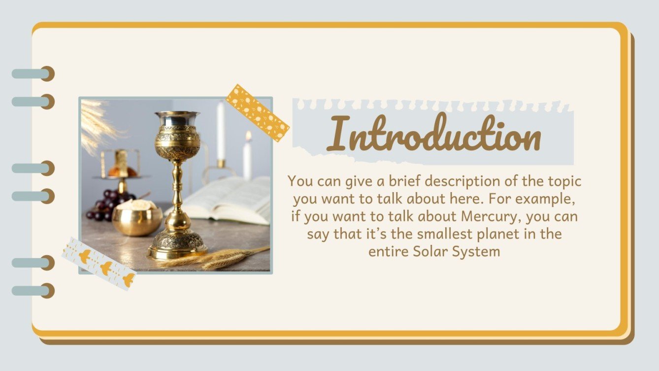 My First Communion Memory Book | Google Slides & PPT