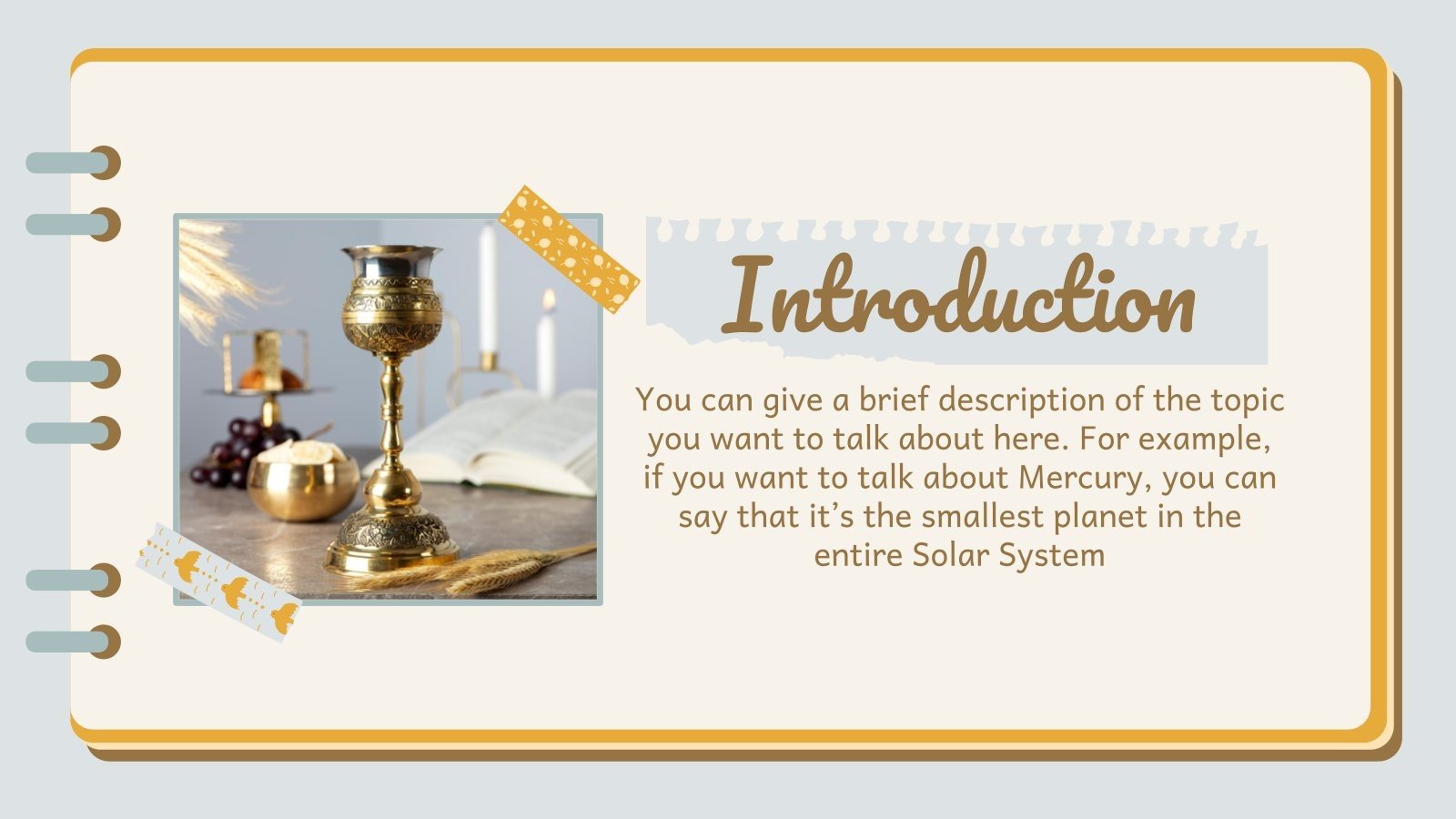 My First Communion Memory Book | Google Slides & PPT