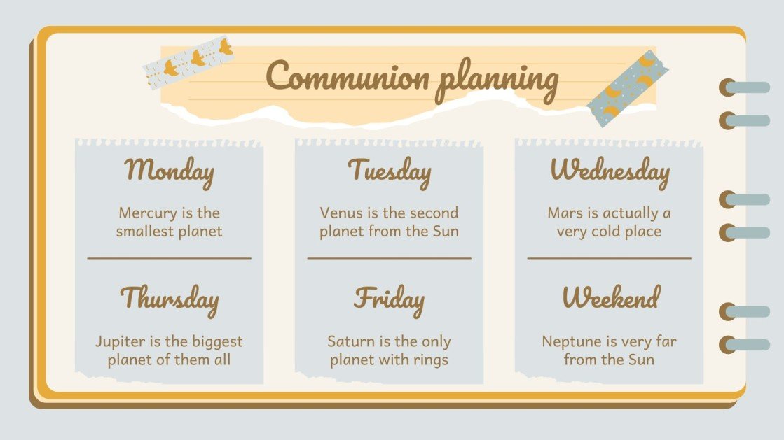 My First Communion Memory Book | Google Slides & PPT