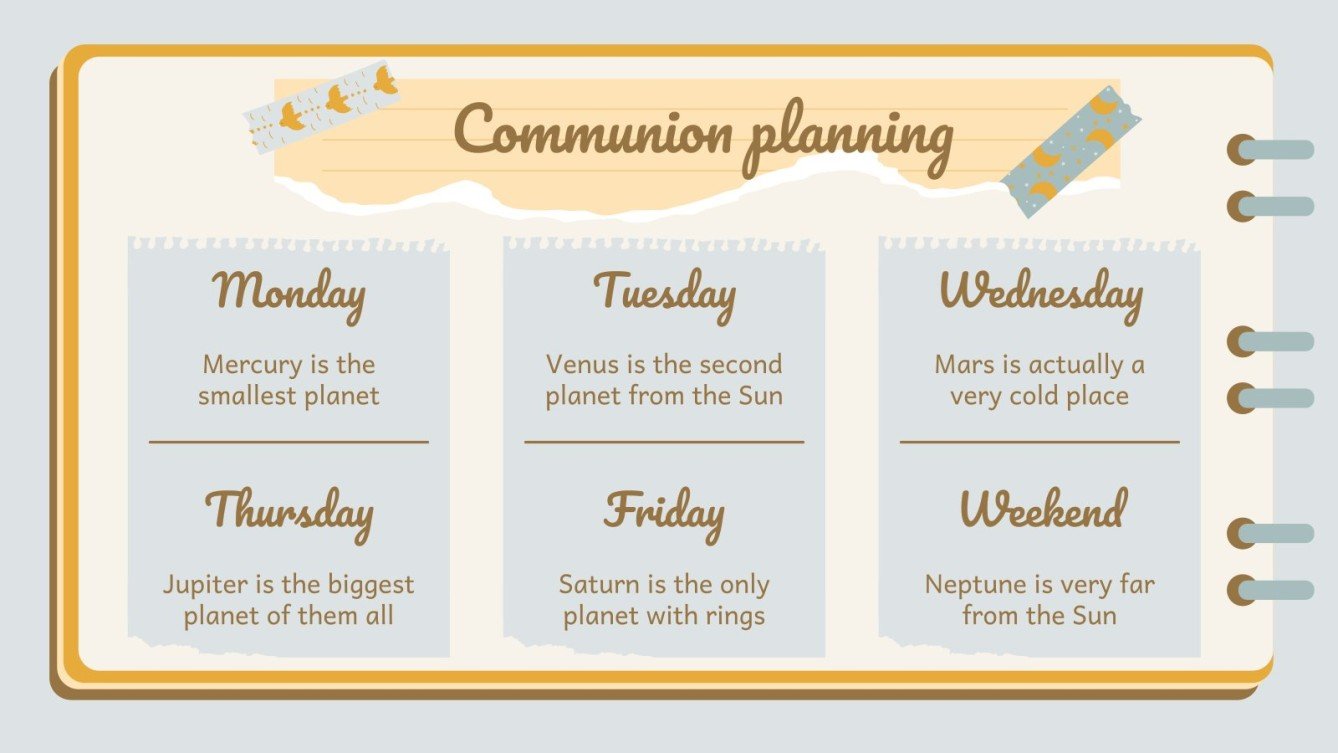My First Communion Memory Book | Google Slides & PPT