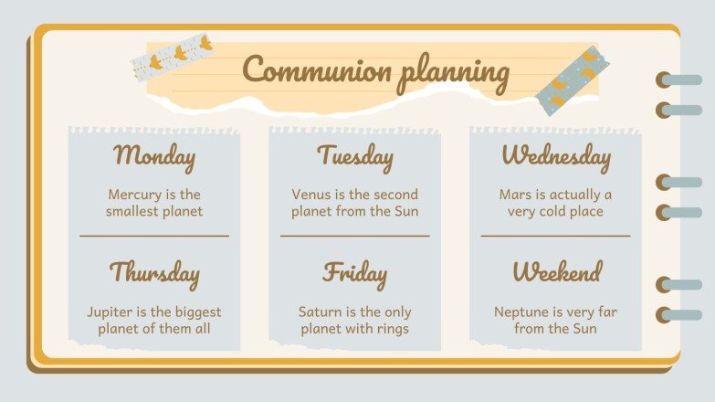 My First Communion Memory Book | Google Slides & PPT