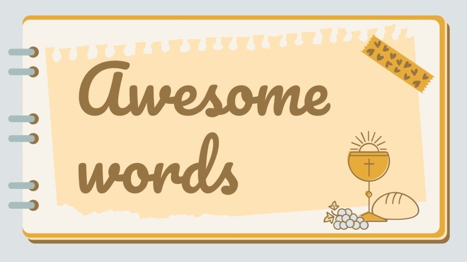 My First Communion Memory Book | Google Slides & PPT