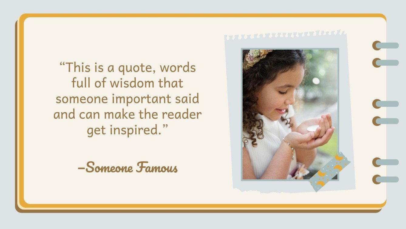 My First Communion Memory Book | Google Slides & PPT