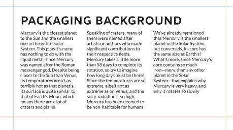 Packaging - Graphic Design for Uni | Google Slides & PPT