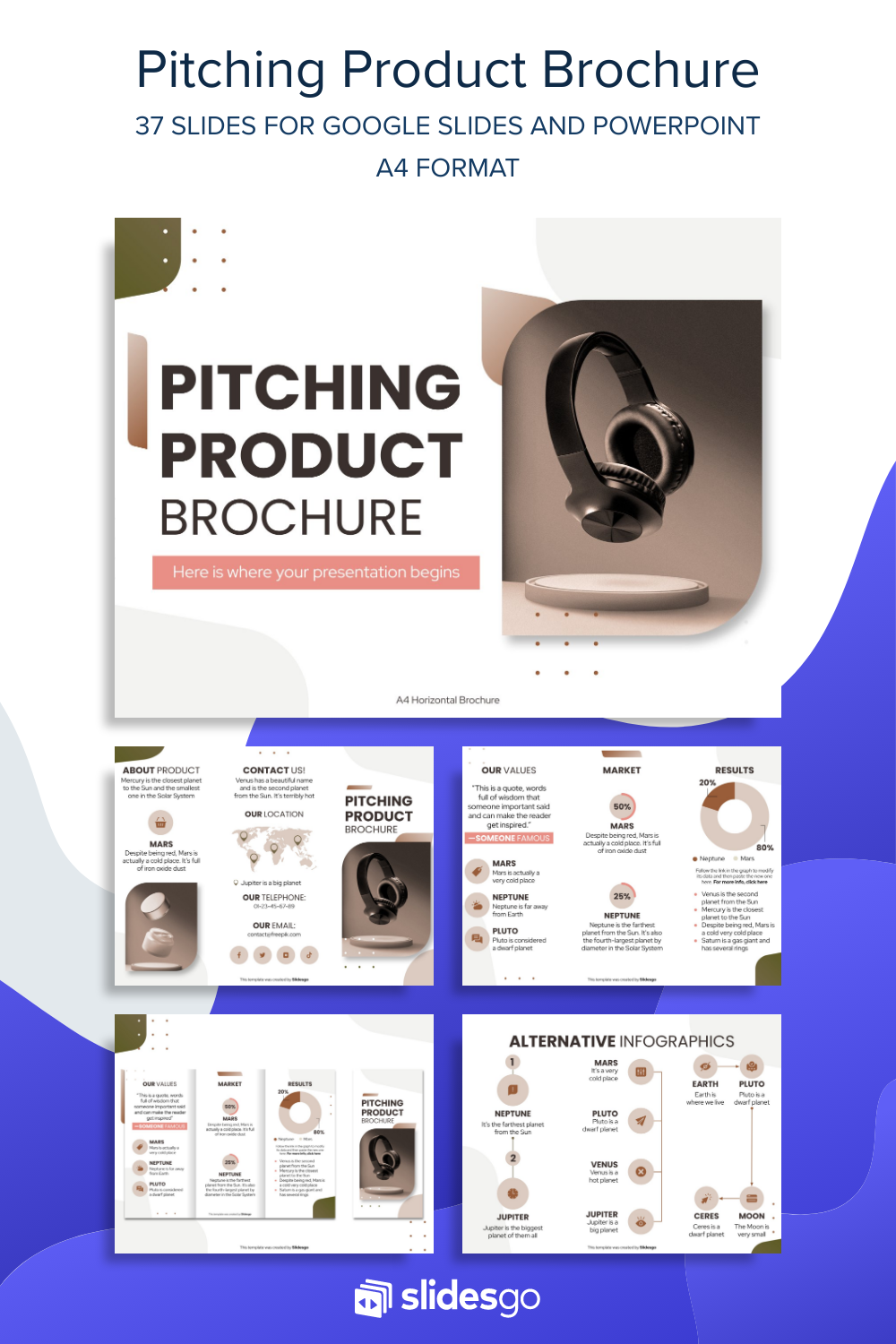 Pitching Product Brochure | Google Slides & PowerPoint