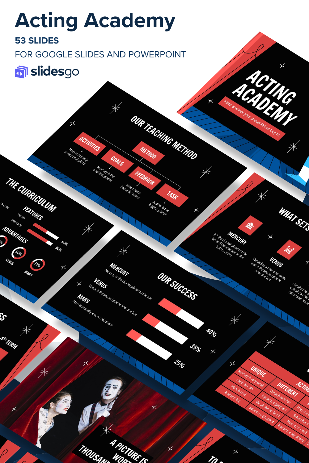 Acting Academy | Google Slides & PPT