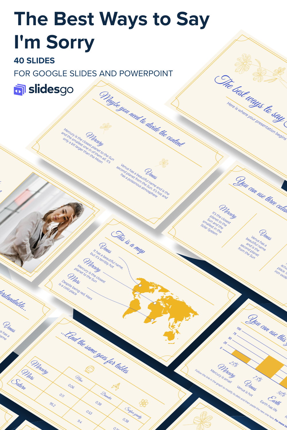 The Best Ways to Say I'm Sorry | Google Slides & PowerPoint