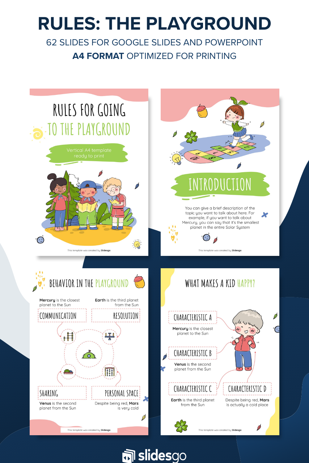 Rules for Going to the Playground | Google Slides & PPT