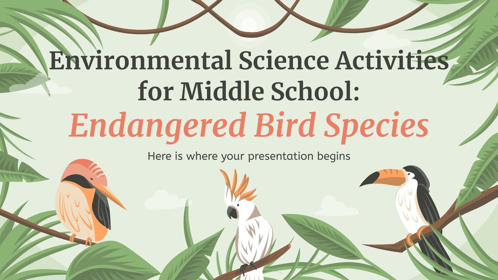 Free bird-based Google Slides & PowerPoint Templates